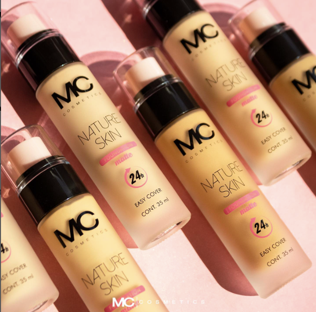Nature Skin Matte Foundation | Mc Cosmetics | Belle Queen Cosmetics