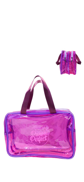 COSMETIQUERA MORADA - PURPLE PERFECT | Belle Queen Cosmetics