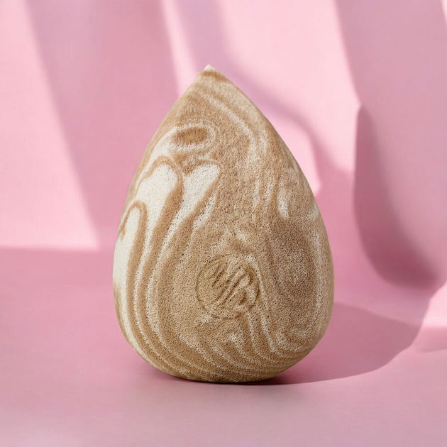 Pro Beauty Sponge Marbel Beige - YOSBEAUTY | Belle Queen Cosmetics